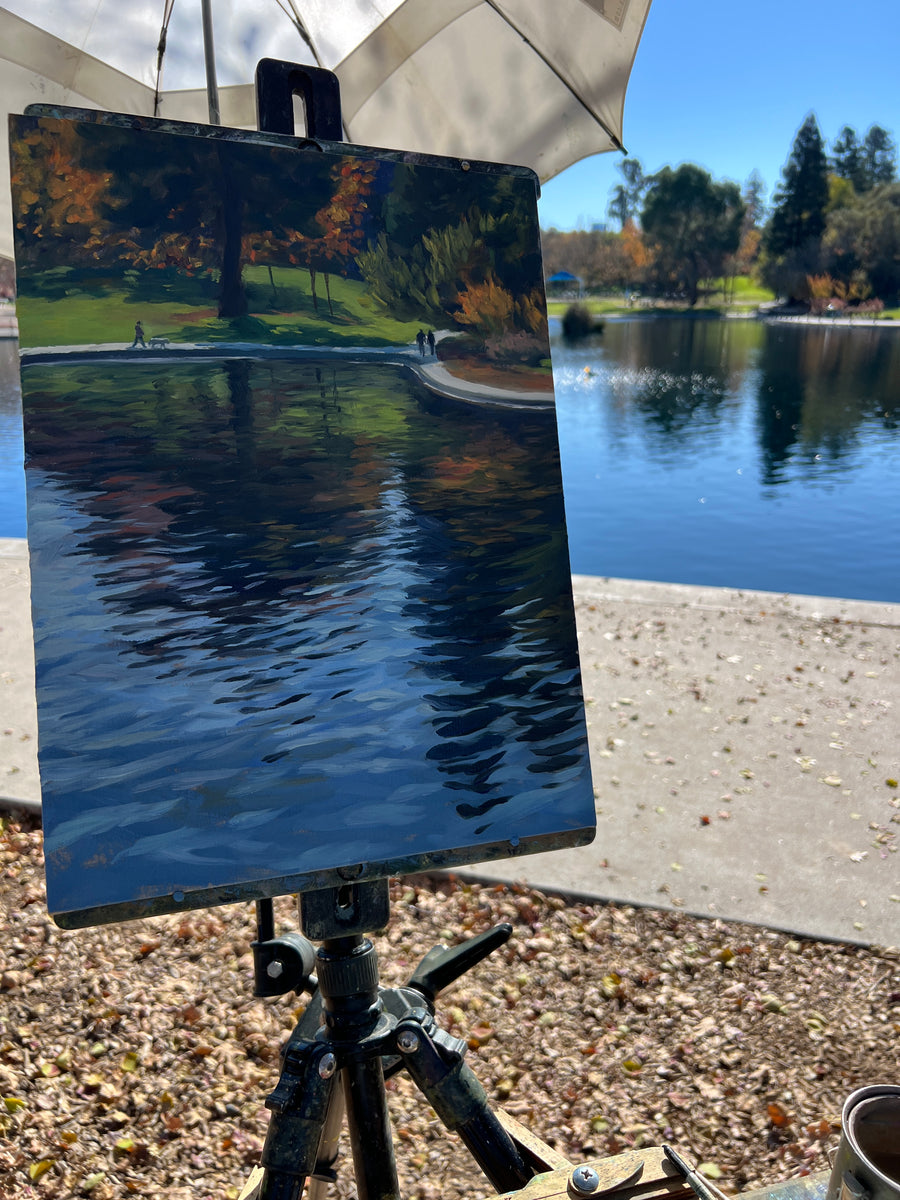 Reflections at Heather Farm - Original Oil Painting – Heather's Fine Art