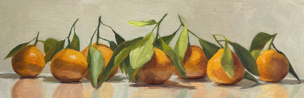 Satsuma Lineup - Original Oil Painting – Heather's Fine Art